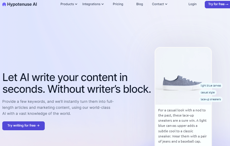 Copywriting With Artificial Intelligence | Amoheric.com